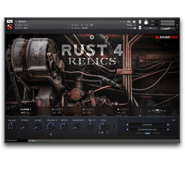 Soundiron Rust 4 - Metallic Tuned & Untuned Percussion for Kontakt