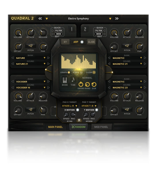 Soundiron Quadral 2 - morphing synthesizer engine for Kontakt