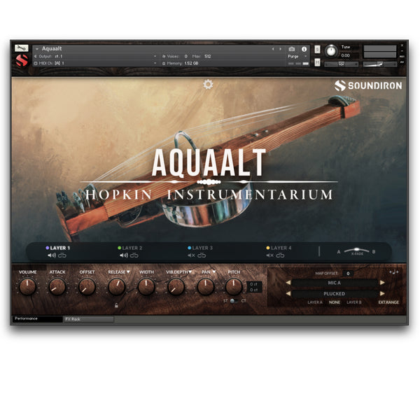 Soundiron Aquaalt - Custom Water Lute samples for Kontakt