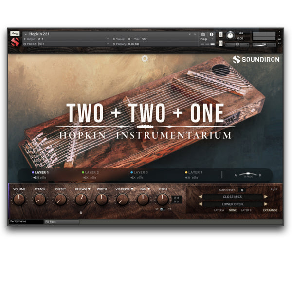 Soundiron Hopkin 2+2+1 - Resonating Zither strings samples for Kontakt