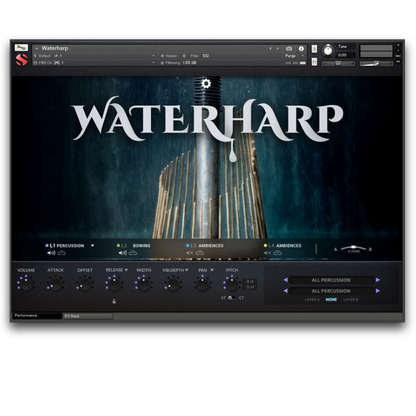 Soundiron Waterharp - waterphone instrument library for Kontakt & DS