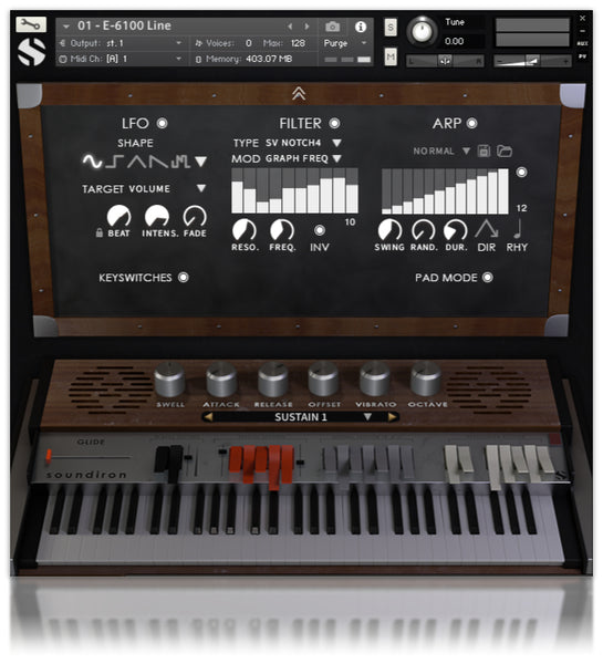 Soundiron Easy 6100 - vintage 1970s Italian synthesizer for Kontakt
