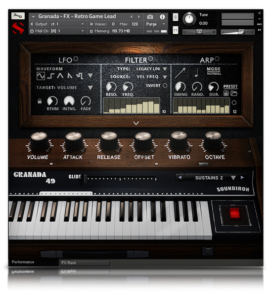 Soundiron Granada 49 - 1970s classic analog synthesizer for Kontakt
