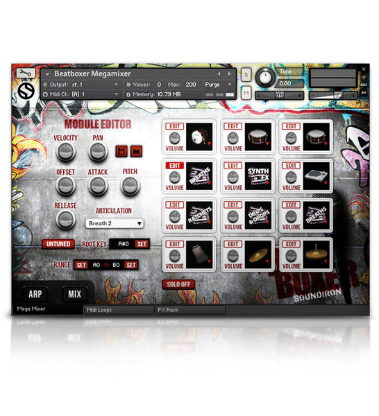 Soundiron The Beat Boxer - vocal percussion loops for Kontakt